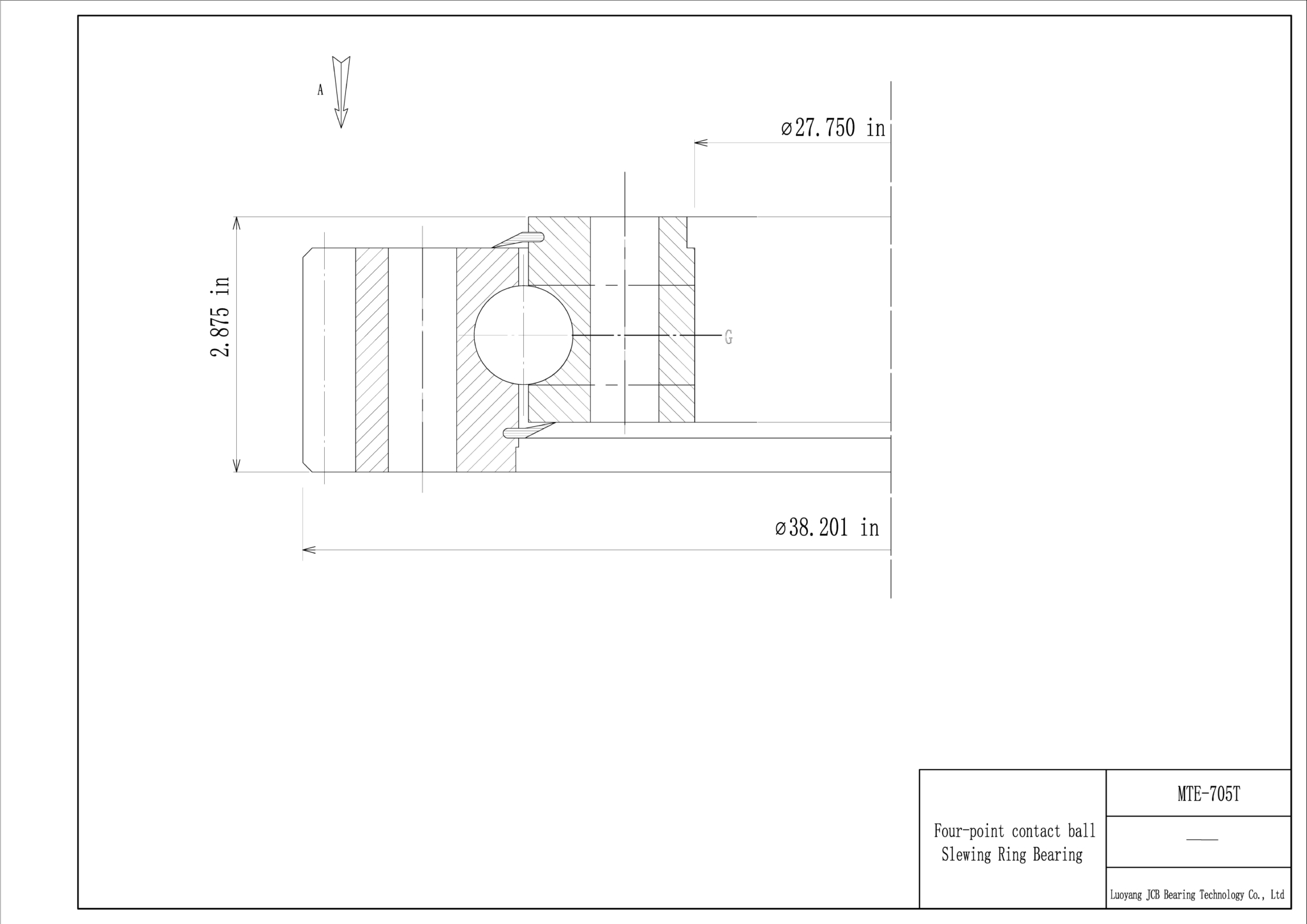 MTE-705T - Professional Slewing Bearing Website
